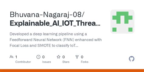 Github Bhuvana Nagaraj 08explainableaiiotthreatdetection