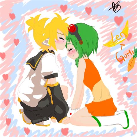 Gumi X Len By Paobarts On Deviantart