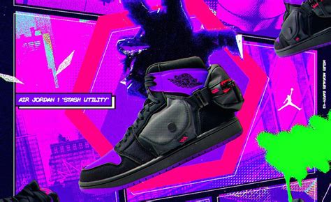The Air Jordan 1 Stash Utility ‘spider Verse Is Limited To 100 Pairs