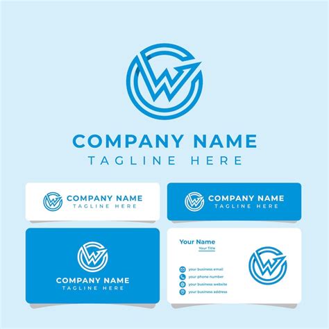 Premium Vector Letter Wc Monogram Logo Suitable For Any Business With Wc Or Cw Initials