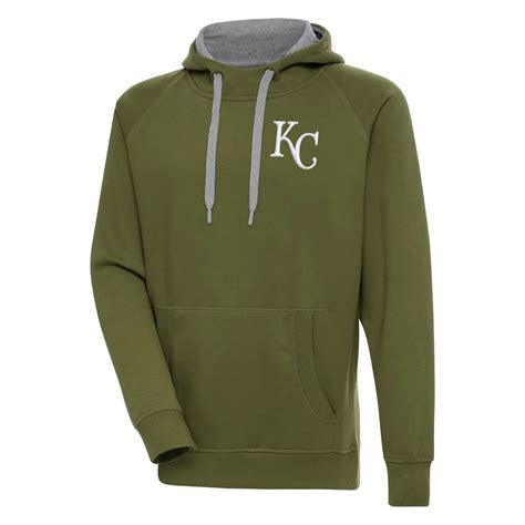 Antigua Kansas City Royals Victory Pullover Hoodie Academy