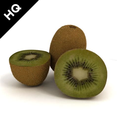 Realistic Kiwi 3d Model 29 Ma Max C4d Obj Fbx Free3d