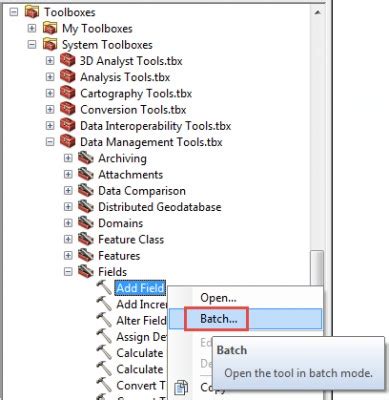 How To Add The Same Field To Multiple Feature Classes Simultaneously
