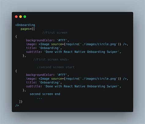 Few Steps To Set Up Onboarding Screens In React Native By Onovwiona Blossom Learnfactory