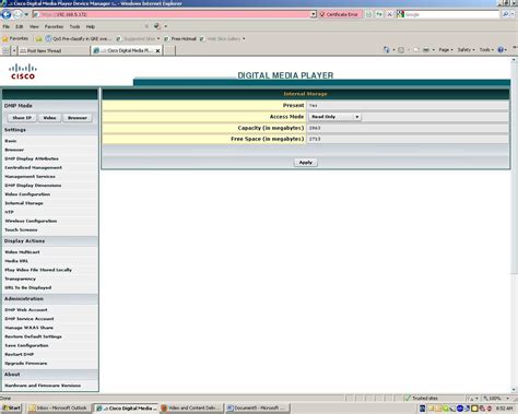 Cisco Digital Media Player Ui Ux Behance