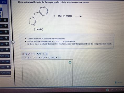 Solved 2req Draw a structural formula for the major product | Chegg.com