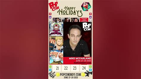 Mike Mcfarland Is Coming To Popcon Indy 2025 Youtube