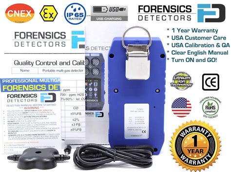 Multigas Detector Professional Usa Nist Calibration Forensics Detectors