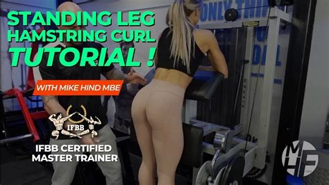 STANDING HAMSTRING CURL: A Step-by-Step Tutorial for Better Leg & Hamstring Workouts - YouTube