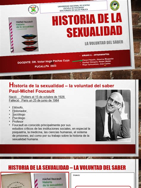 Historia De La Sexualidad 5ok1 Pdf