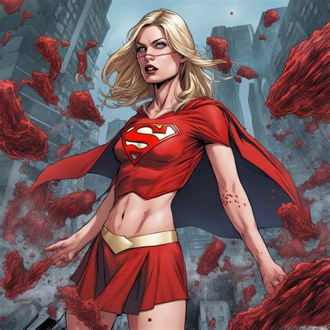 Supergirl Red Kryptonite Corruption In Her Veins By Wbatson99 On