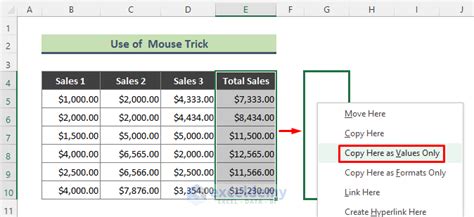 How To Copy And Paste In Excel Without Formulas Easy Methods