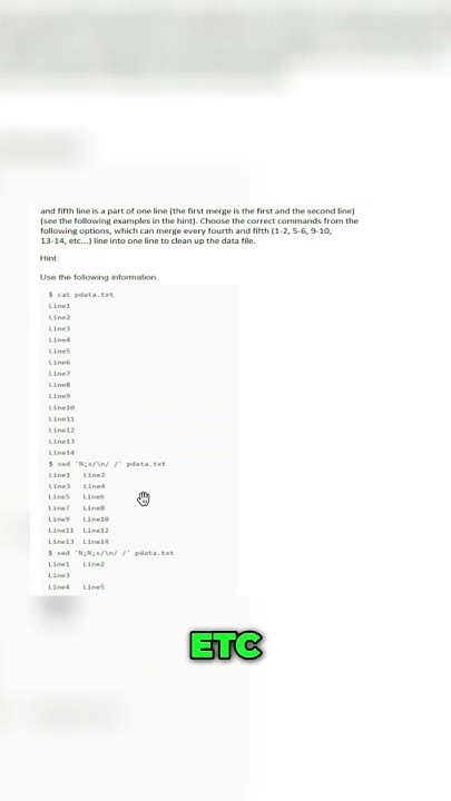 How To Join Multiple Lines Using Sed Youtube