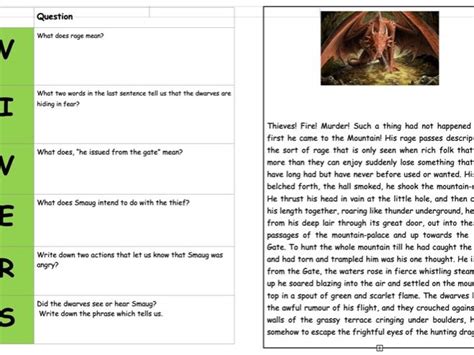 Vipers Reading Challenges Teaching Resources