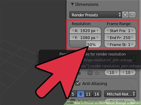 how to choose the best render settings on blender 9 steps