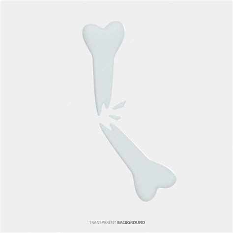 Premium Psd Bone Fracture 3d Icon