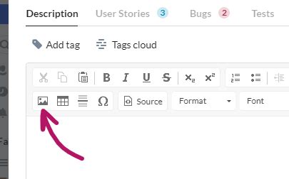 How To Add Images Into Description And Comments Targetprocess Enterprise Agility Solution