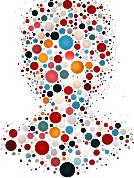 Colorful Abstract Dot Pattern Background Premium Ai Generated Image