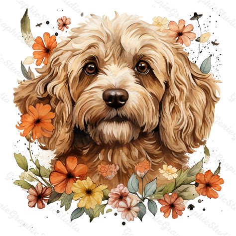 Cockapoo Png Bundle Dog Png Dog Clipart Printable Dog Art For Pet