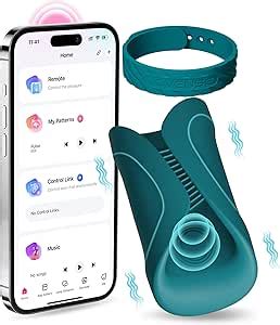 Lovense Gush 2 Cock Ring Vibrator With Adjustable Buckles Flexible