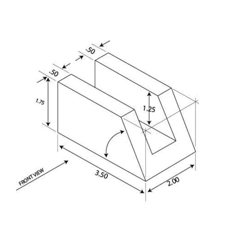 Solved Hand Sketch An Auxiliary View Of The Following