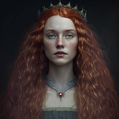 Queen Red Head Portrait Character Portraits Portrait Inspiration