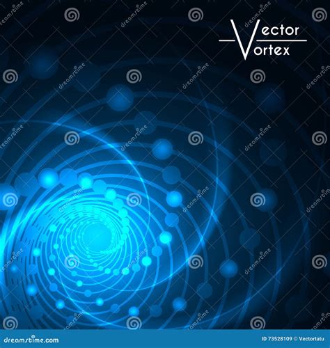 Vortex Glow Radial Lights Background Stock Vector Illustration Of