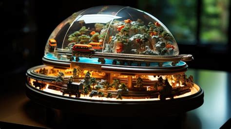 Premium Photo Hovering Magnetic Levitation Trains Repeating Pattern