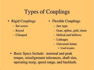 Machine Components Shaft Coupling PPT