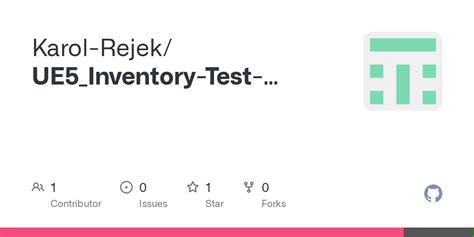 Github Karol Rejek Ue5 Inventory Test Project