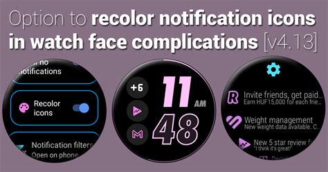 Notification Icons App V413 Recolor Complication Icons Bubble Cloud