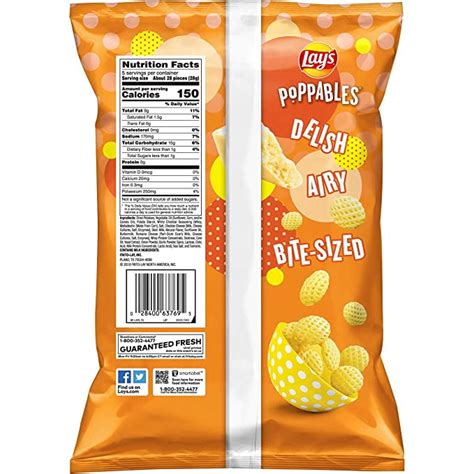 Buy Lays Poppables Sea Salt And Lays Poppables White Cheddar Perfectly