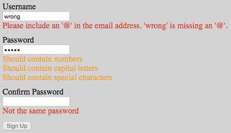 Simple Form Validation For React