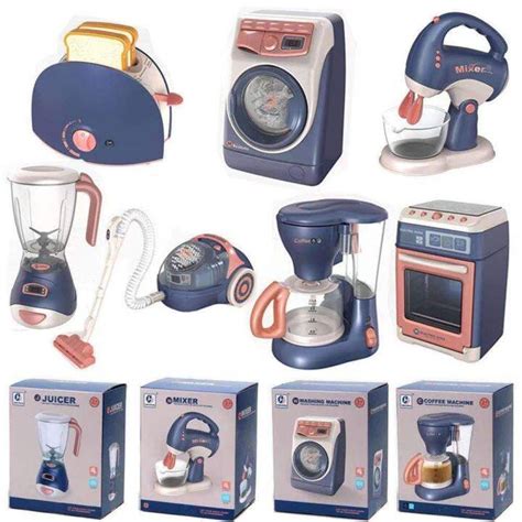 Mini Home Appliance Toy With Realistic Light And Sounds Pretend Play Set By Wishland Lazada Ph