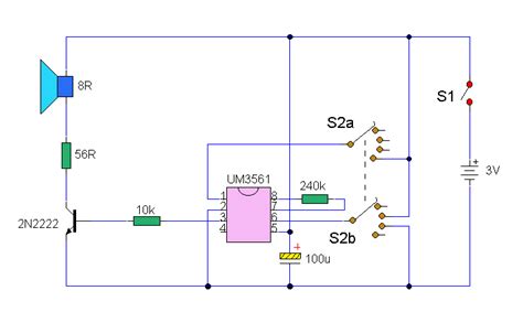 How To Build Sound Effects Generator Circuit Diagram