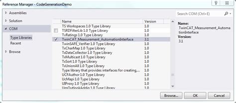 Creating And Handling Twincat Measurement Projects
