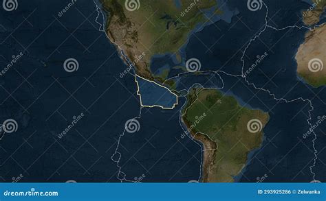 Cocos Plate Global Map Fahey Physical Stock Image 296250223