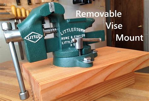 Removable Bench Vise Mount Artofit