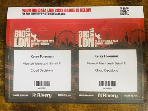 Kerry Foreman On Linkedin Bigdataldn Leadingdataevent Data Ai