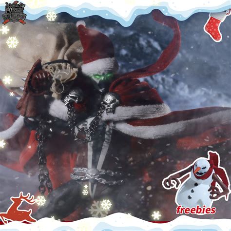 【ready For Ship】custom Christmas Cape Set For Mcfarlane Spawn Maxbird