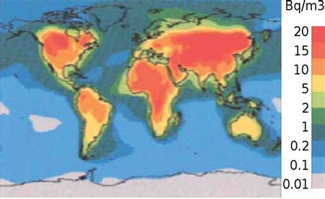 Radon World Map ~ Exodoinvest