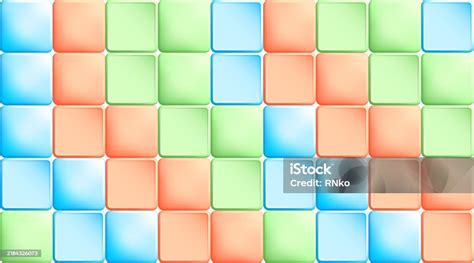 모자이크 직소 퍼즐 패턴 와 정사각형 큐브의 여러 가지 색상의 타일 웹 페이지 및 인터페이스 디자인을 위한 임의의 밝은 복사 공간 3d 벡터 배경 건설 현장에 대한 스톡