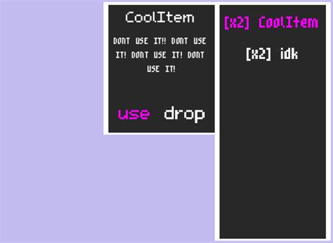a simple undertale like inventory system for godot 4 r godot