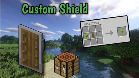 How To Make Custom Shield In Minecraft Pocket Edition Youtube