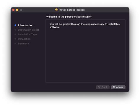 Install Parsec App On MacOS Parsec