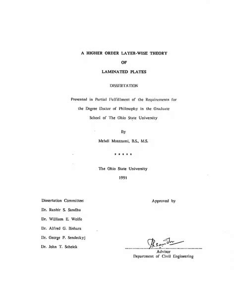 Pdf A Higher Order Layer Wise Theory Of Laminated Plates Dokumentips