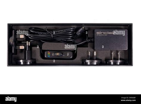 Sinclair Spectrum Next Power Cables Stock Photo Alamy