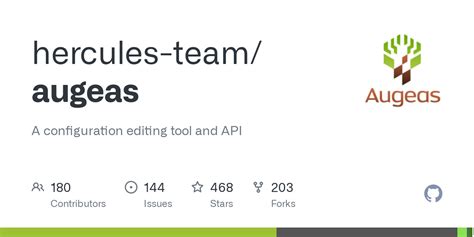 Github Hercules Teamaugeas A Configuration Editing Tool And Api
