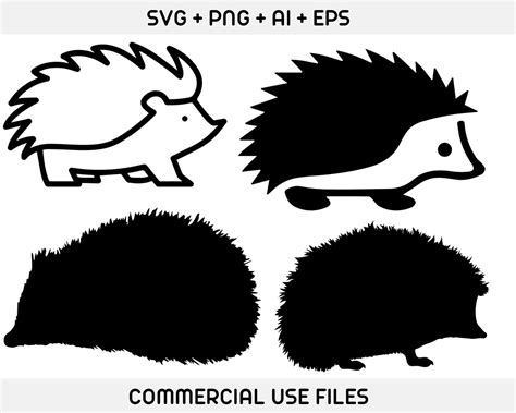 Hedgehog Svg Hedgehog Clipart Hedgehog Svg File Hedgehog Etsy