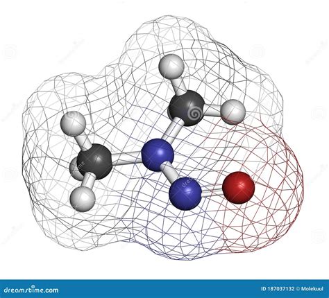 N Nitrosodimethylamine Ndma Dimethylnitrosamine Dmn Molecule It Is